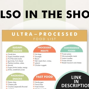 Ultra-processed Foods List, Ultra Processed Food Examples, Processed ...