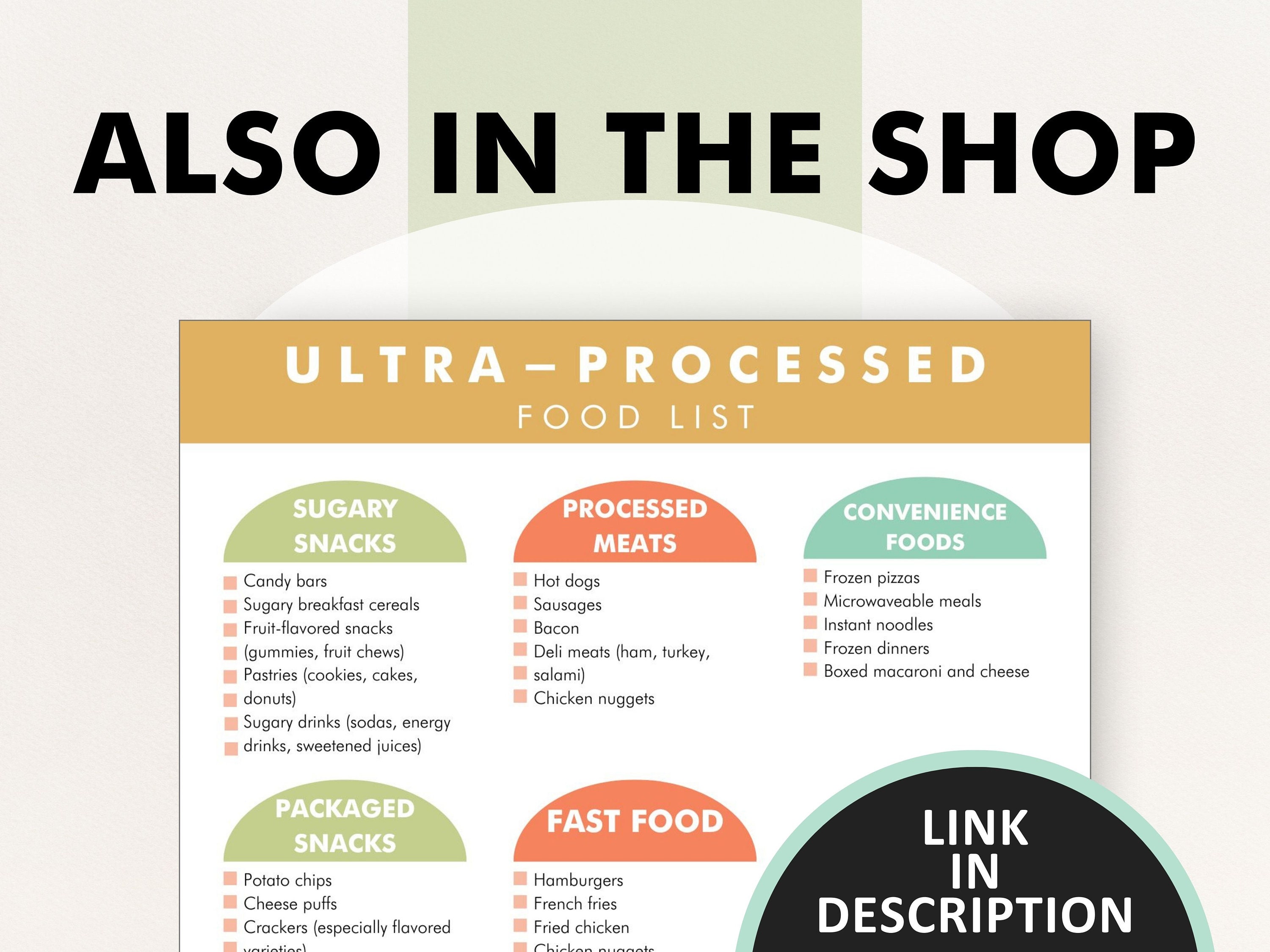 Ultra-processed Foods List, Ultra Processed Food Examples, Processed ...