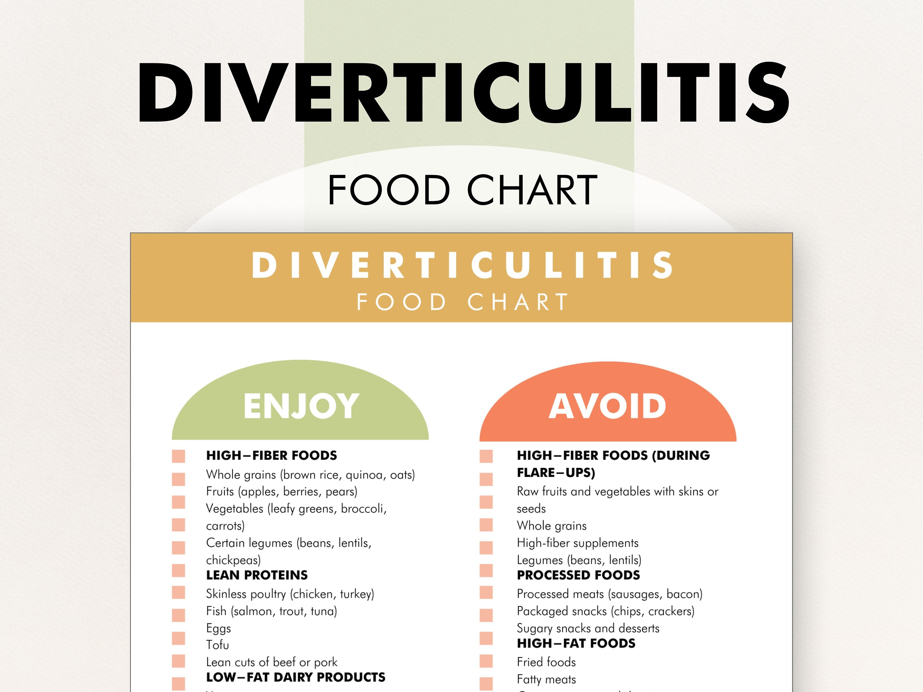 Diverticulitis Diet Plan, Diverticulitis Diet Food Chart, Diverticulitis Diet PDF, Download and ...