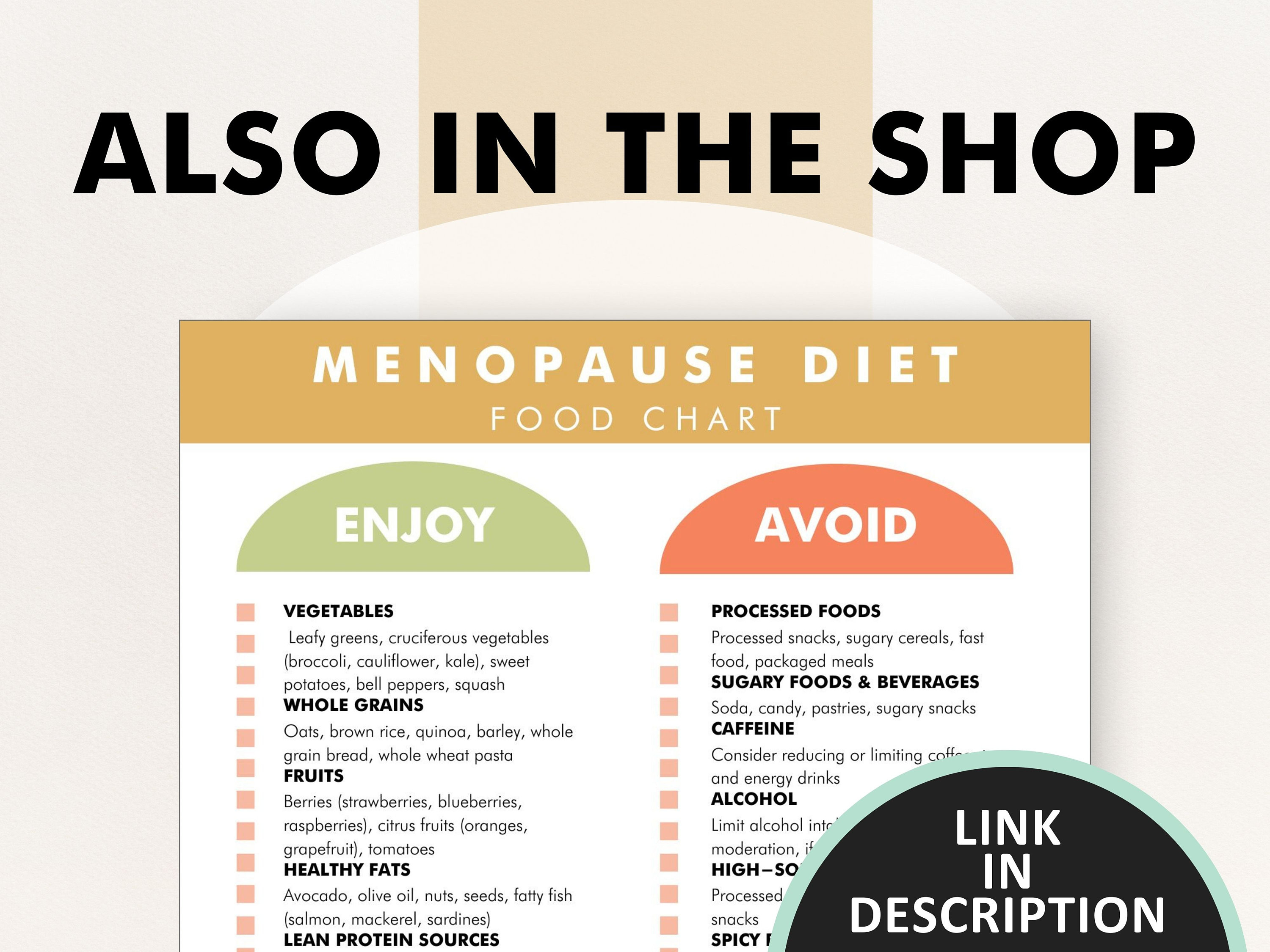 Menopause Diet Food List, Menopause Friendly Diet List, Foods to Help ...