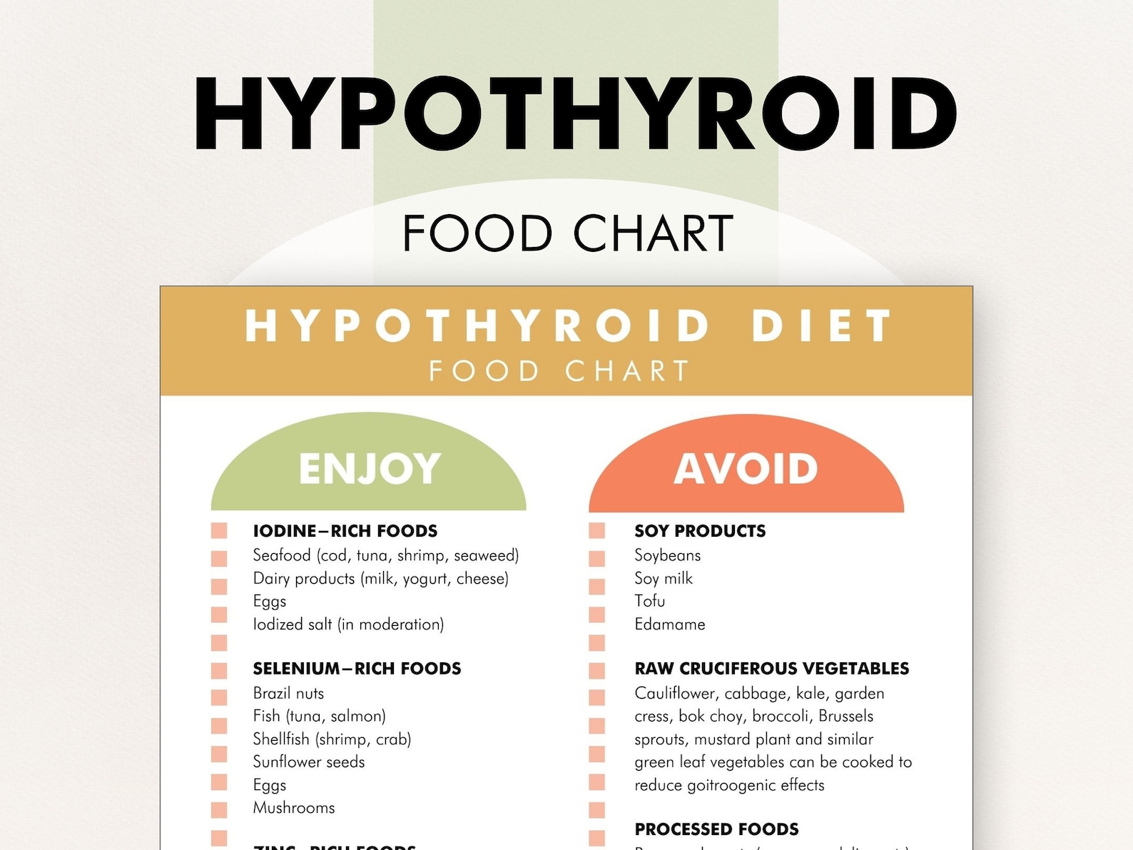 Hypothyroid Food List, Hypothyroidism Food Chart, What to Eat, What Not ...