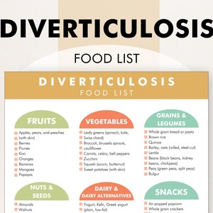 Diverticulosis Diet Plan, Diverticulosis Diet Food Chart ...