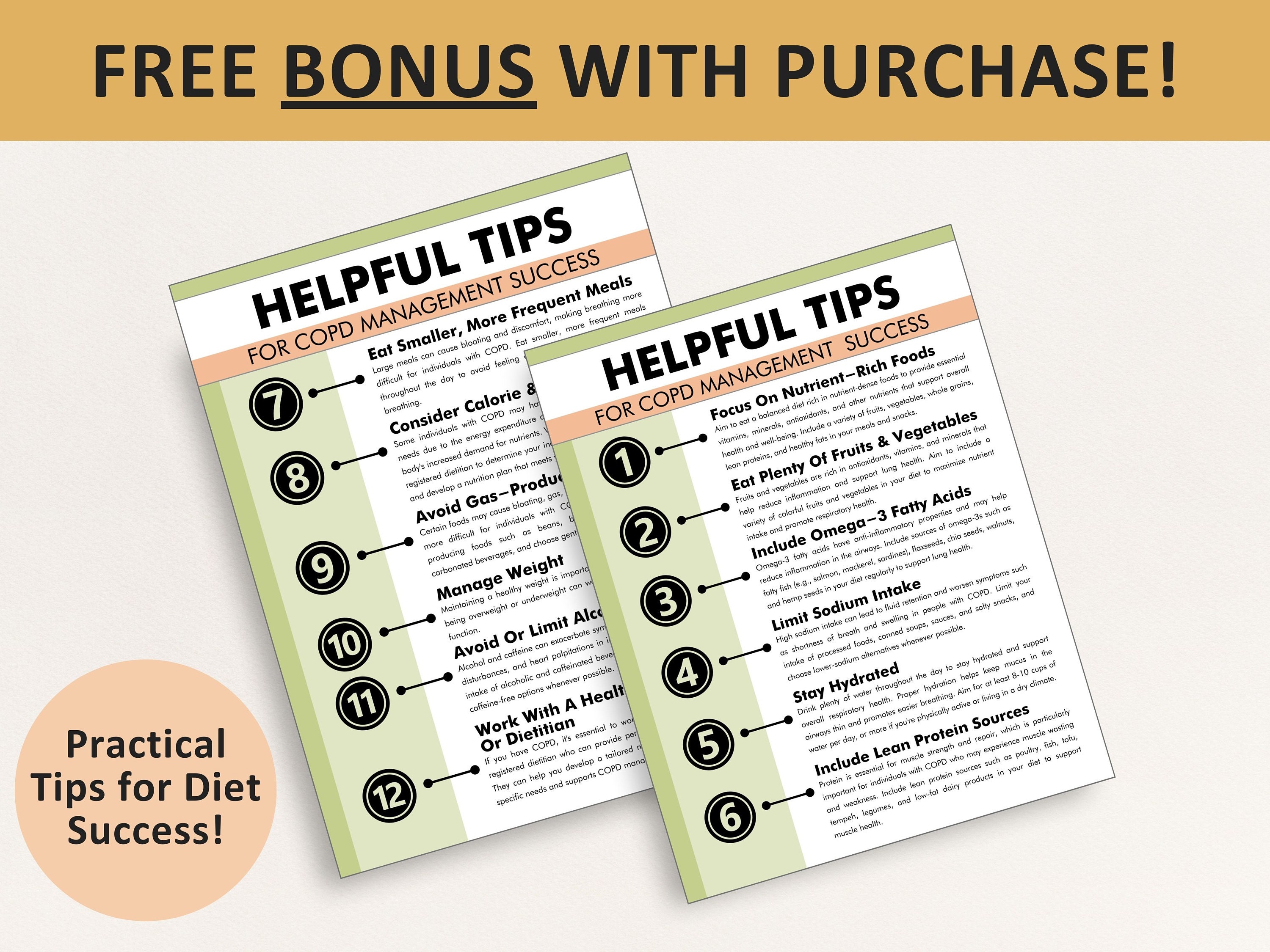 COPD Diet Food List, COPD Diet Plan PDF, Diet Sheet for Chronic ...