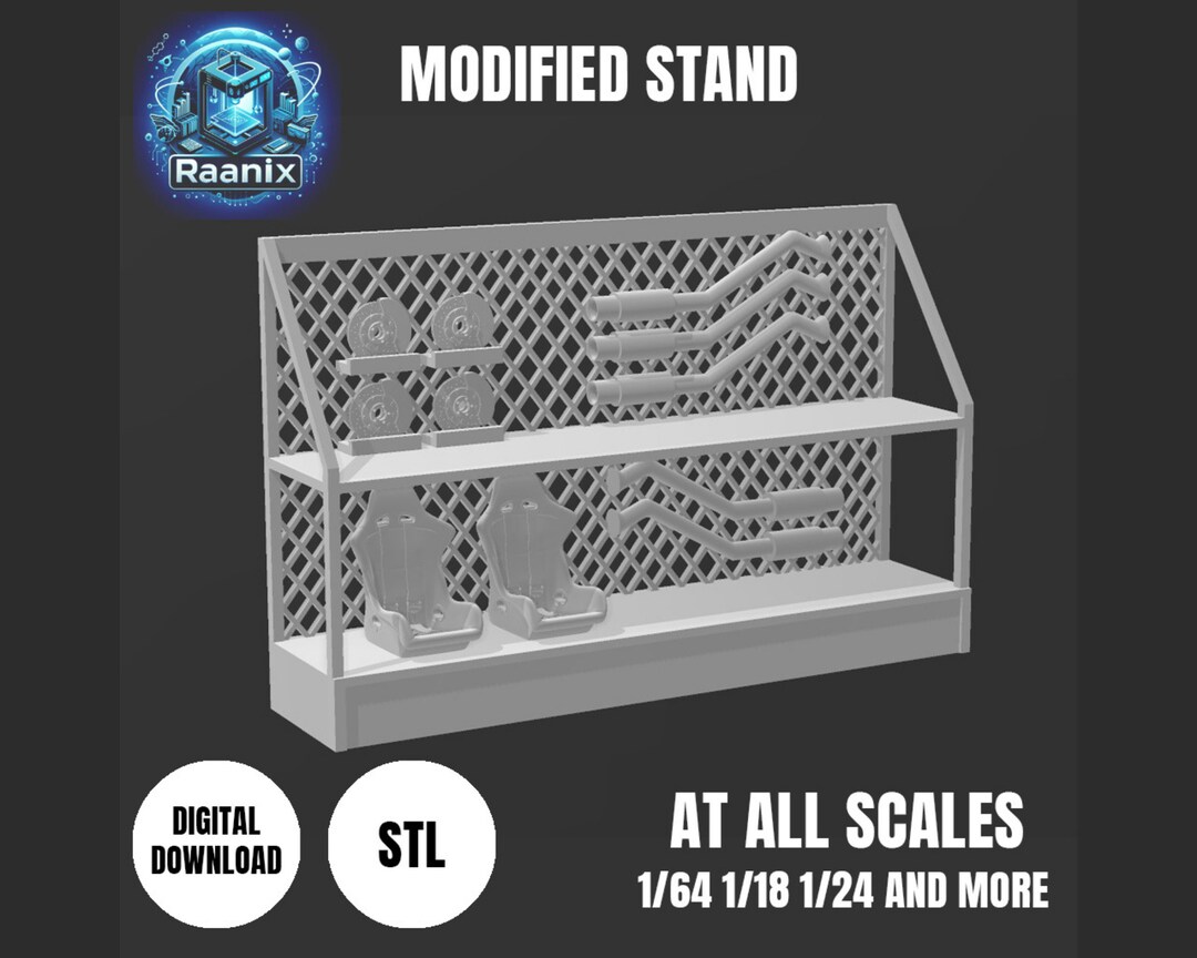 MODIFIED STAND Exhaust Stand Garage Pack Tunner Pack Diorama Pack - Etsy