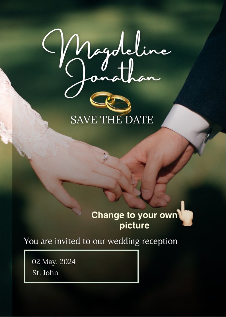 10 Design Wedding Invitation Card - Etsy