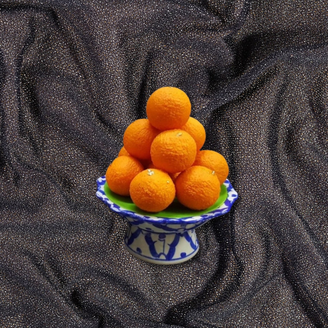 Miniature Clay Offering Tray - 3 Inch Modak, Laddu, or Mixed Sweets for ...