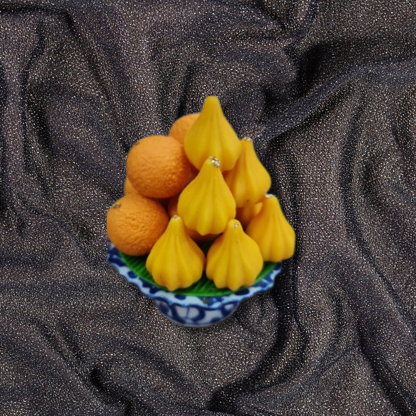 Miniature Clay Offering Tray - 3 Inch Modak, Laddu, or Mixed Sweets for ...