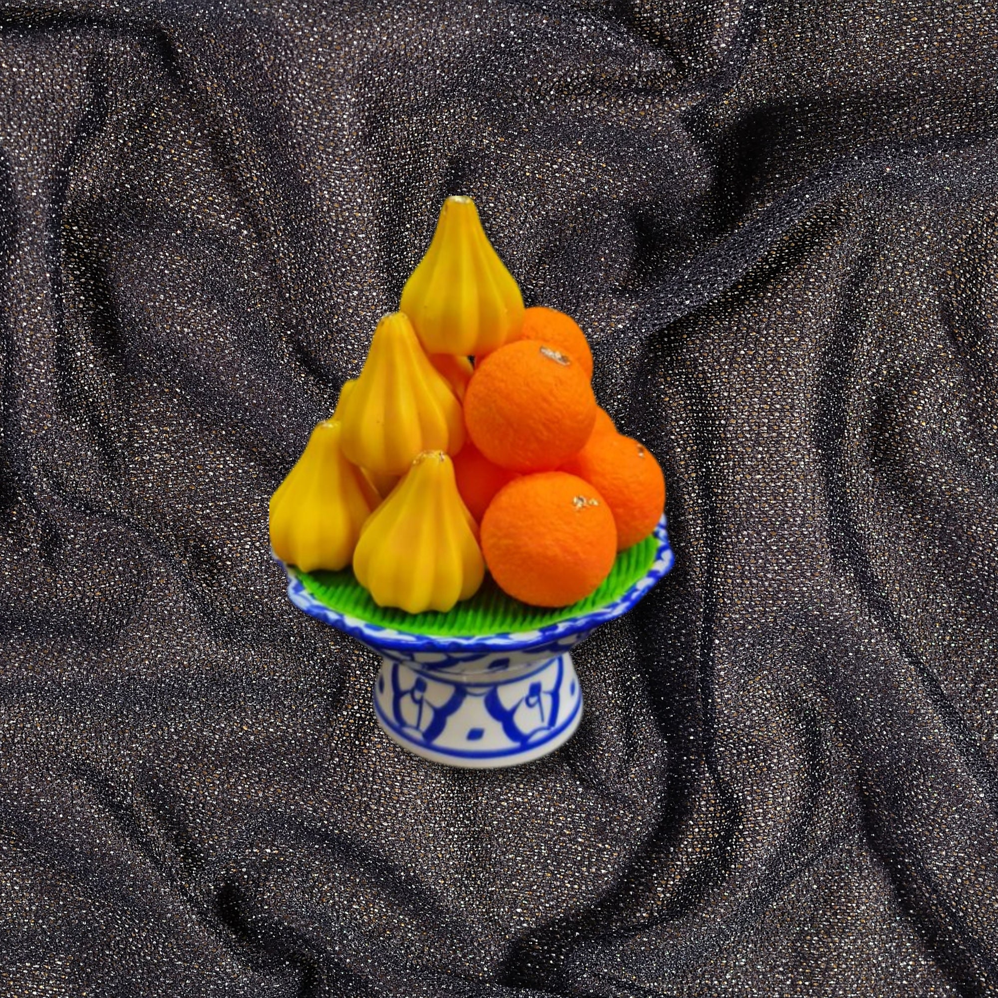 Miniature Clay Offering Tray - 3 Inch Modak, Laddu, or Mixed Sweets for ...