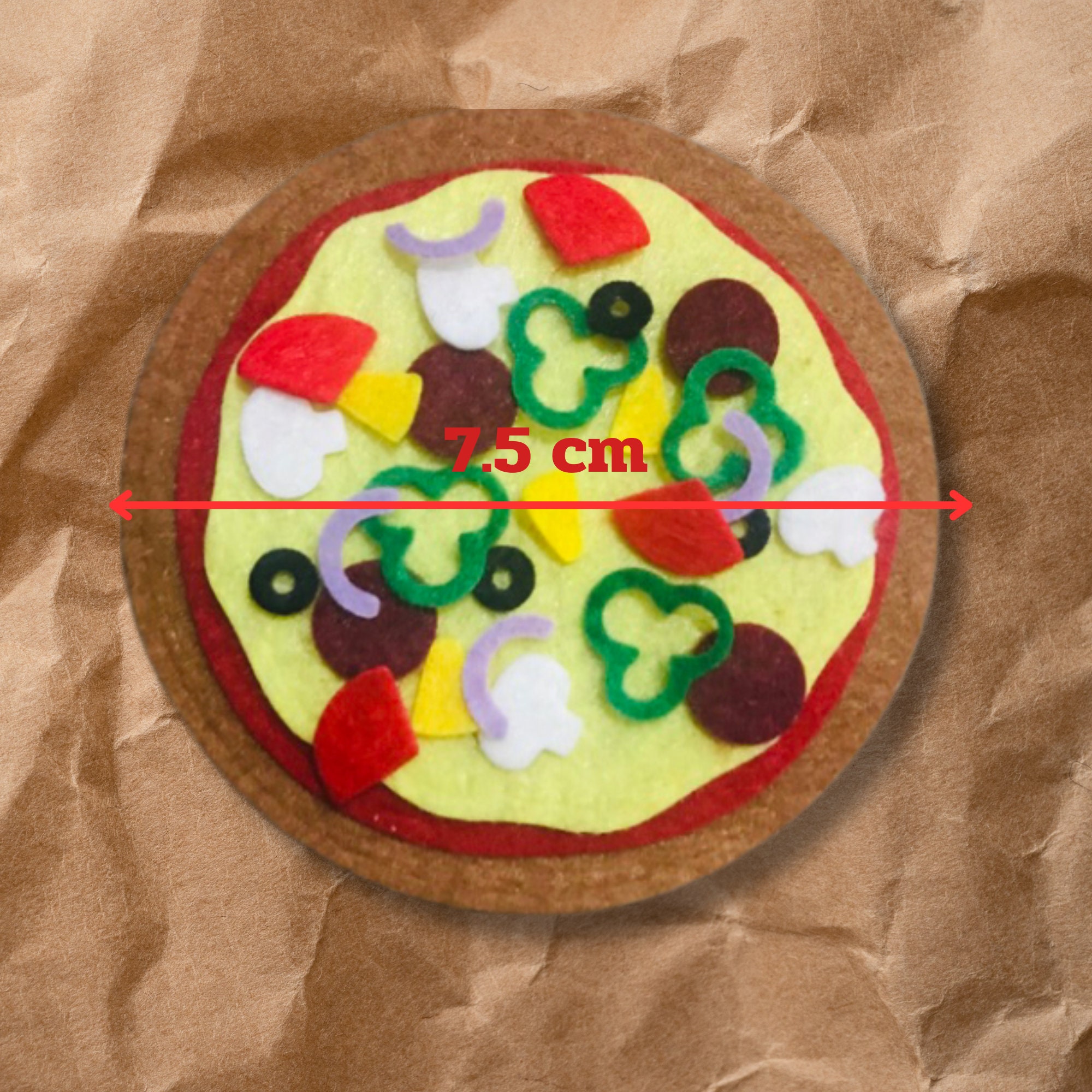 DIY Pizza Felt Set – Buy 1 Get 1 Free –fun & Creative Pizza Making Kit ...