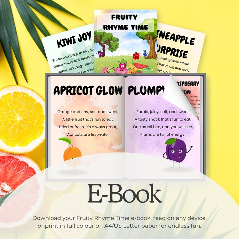 Preschool Learning Poems for Toddlers | Fun Reading Healthy Eating ...