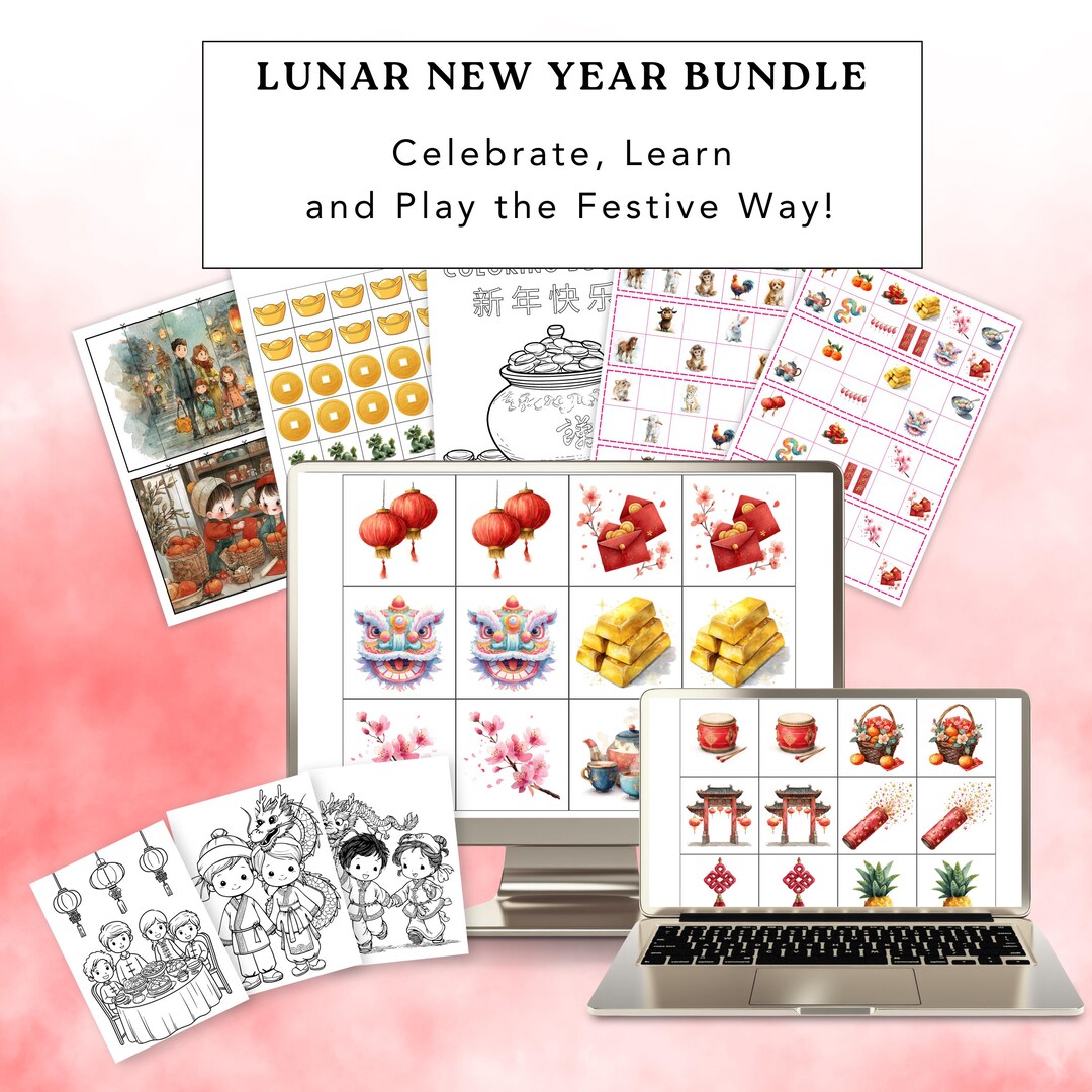 Lunar New Year Learning Bundle – Printable CNY Activities for Kids ...