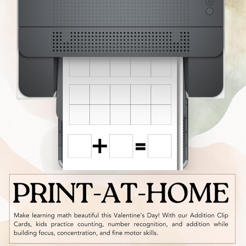 Valentine's Addition Game | Printable Math Activity (PDF Download) - Etsy