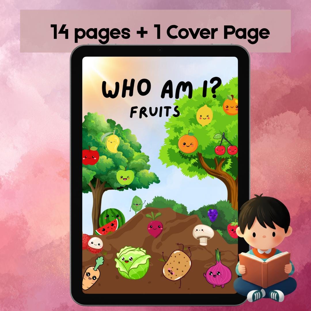 Interactive Fruit E-book: Who Am I? | Learning Game for Toddlers ...