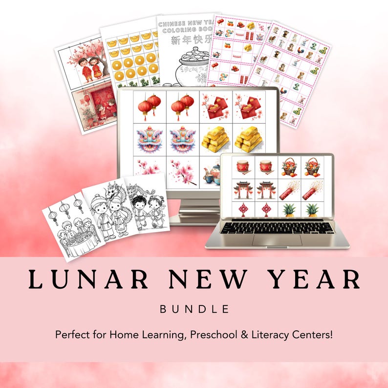 Lunar New Year Learning Bundle – Printable CNY Activities for Kids ...