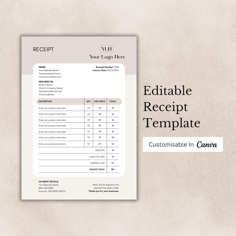 Business Forms Template Bundle Editable in Canva | Includes Order Form ...