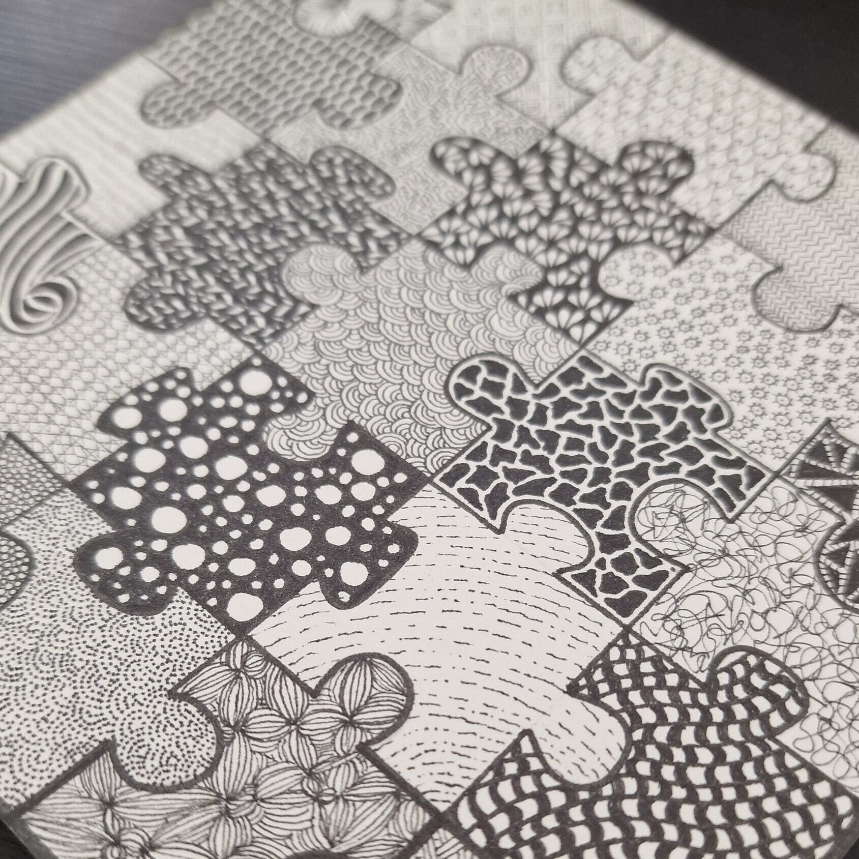 Puzzle Pattern - Etsy