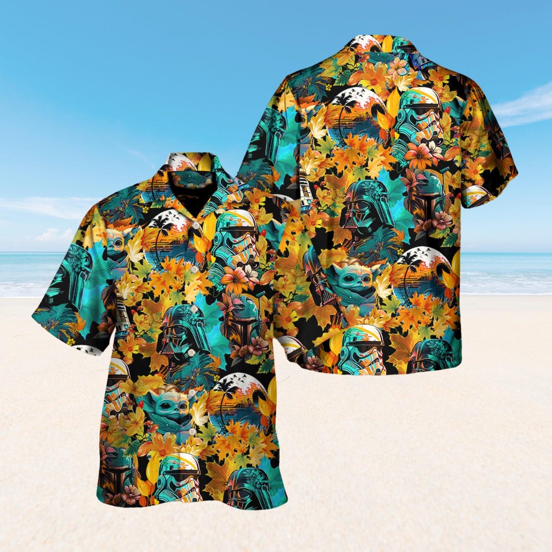 Star Wars Hawaiian Shirt, Jedi Sith Tropical Shirt, Sci-fi Aloha Shirt ...