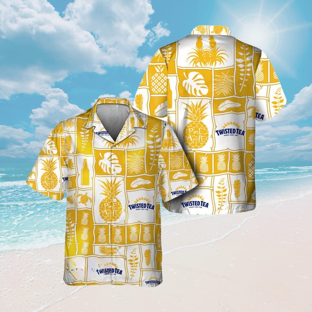 Twisted Tea Hawaiian Shirt, Iced Tea Tropic Tee, Tea Lover Gifts for ...