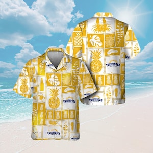 Twisted Tea Hawaiian Shirt, Iced Tea Tropic Tee, Tea Lover Gifts for ...