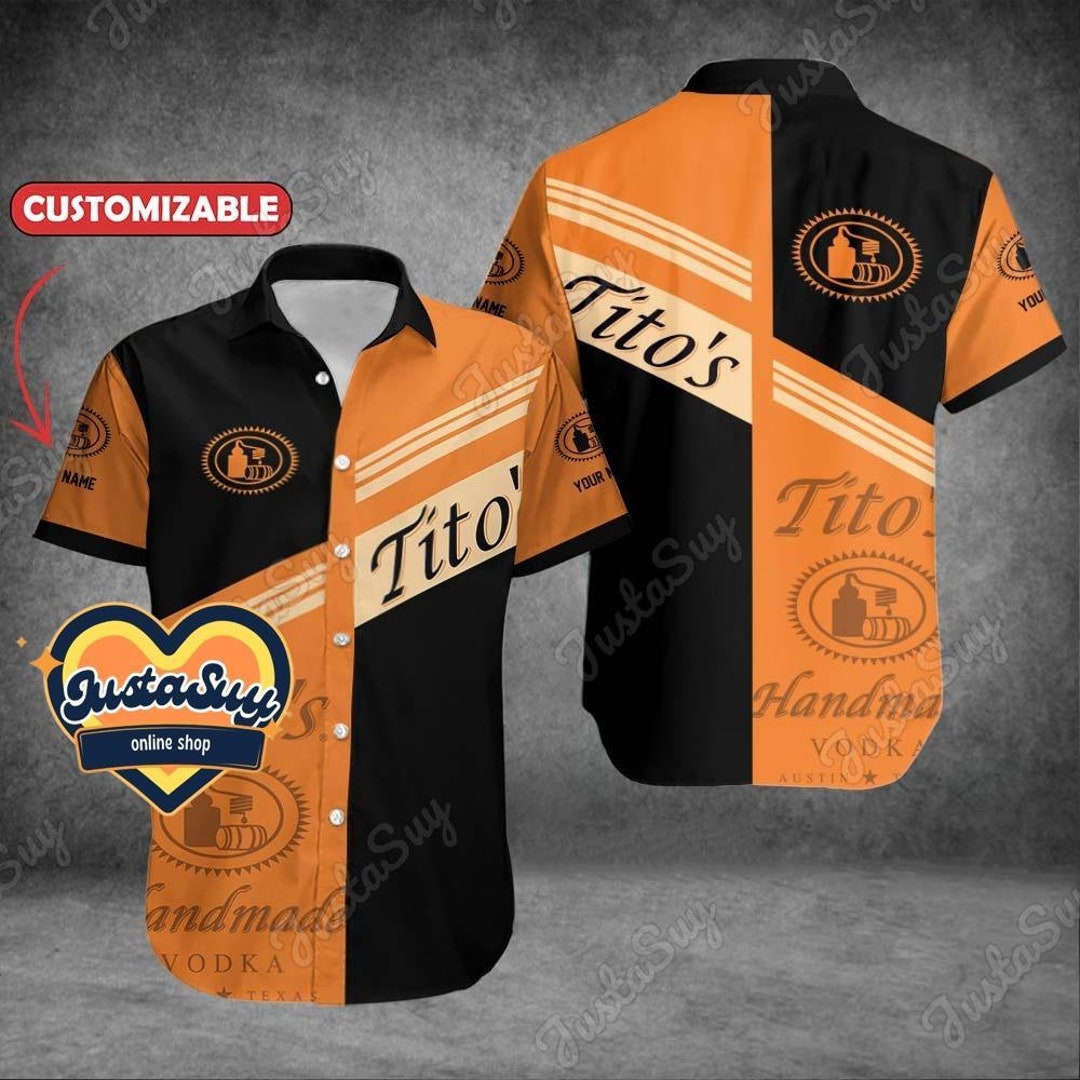 Tito's Vodka Shirt, Tito's Button Shirt, Tito's Hawaiian Shirt, Tito's ...