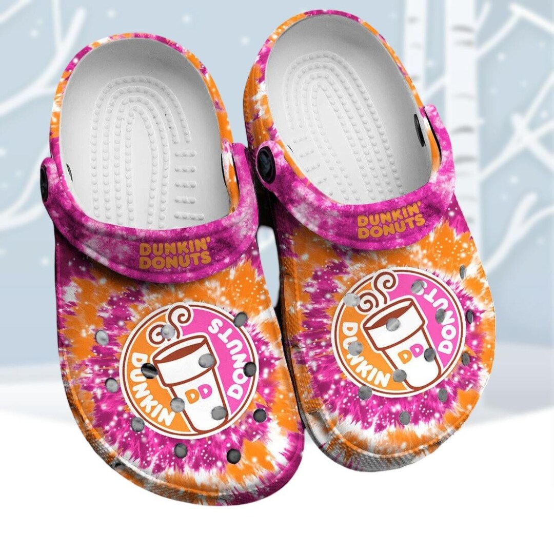 Dunkin Donuts Sandals, Just Donut Shoes, Coffee Lover Casual Shoes for ...
