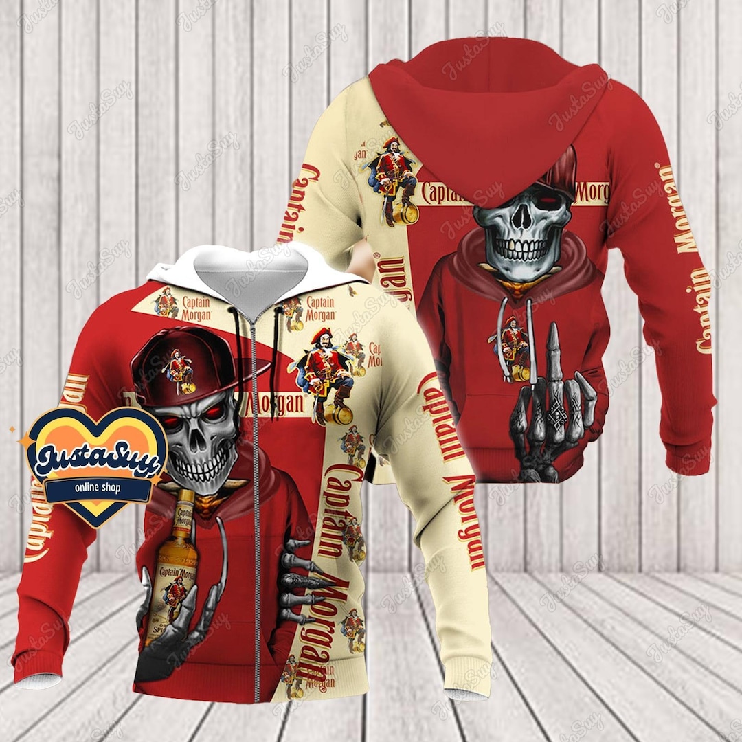 Halloween Captain Morgan Hoodie, Captain Morgan Shirt, Captain Morgan ...