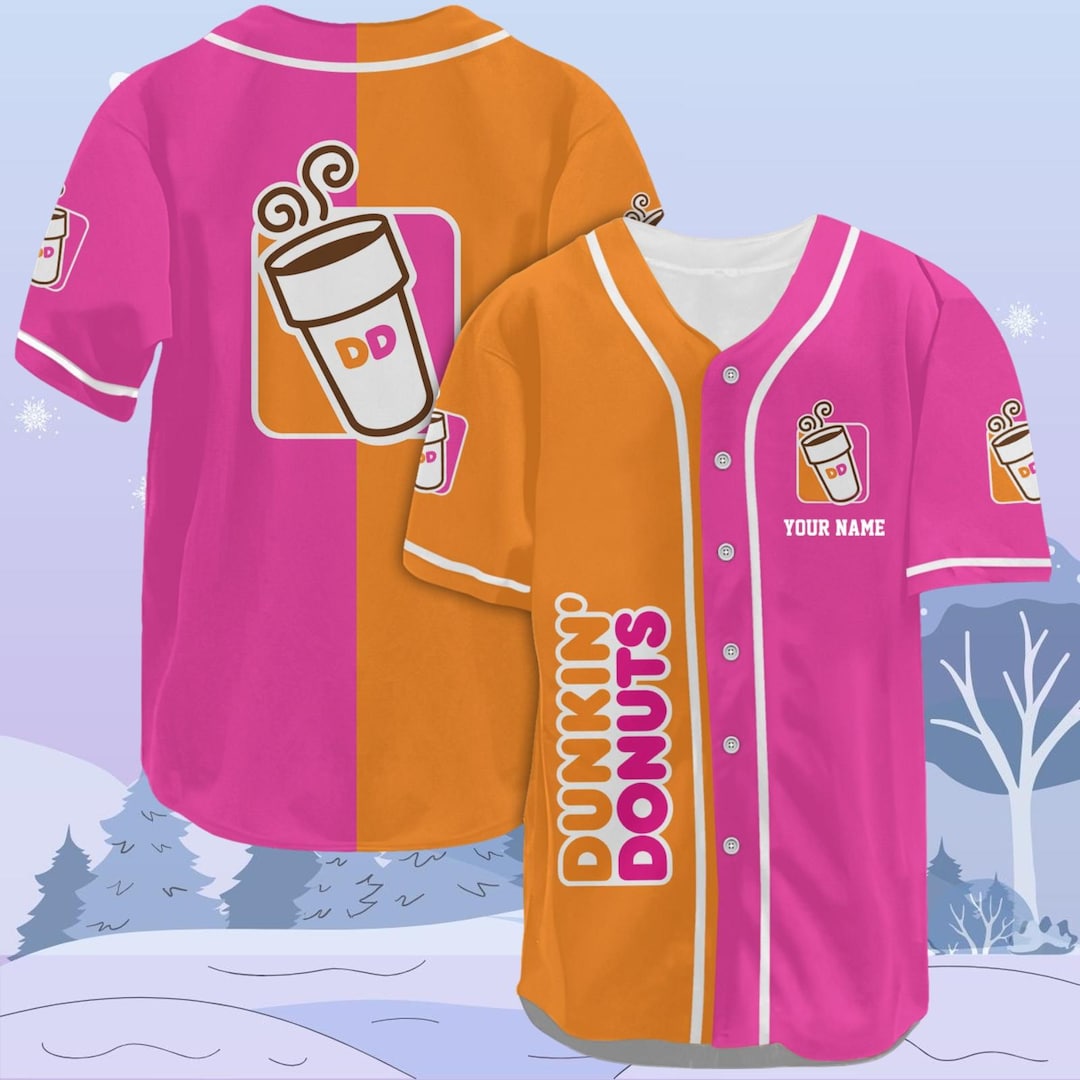 Personalized Dunkin Donuts Jersey, Coffee Addict Football Jersey, Just ...
