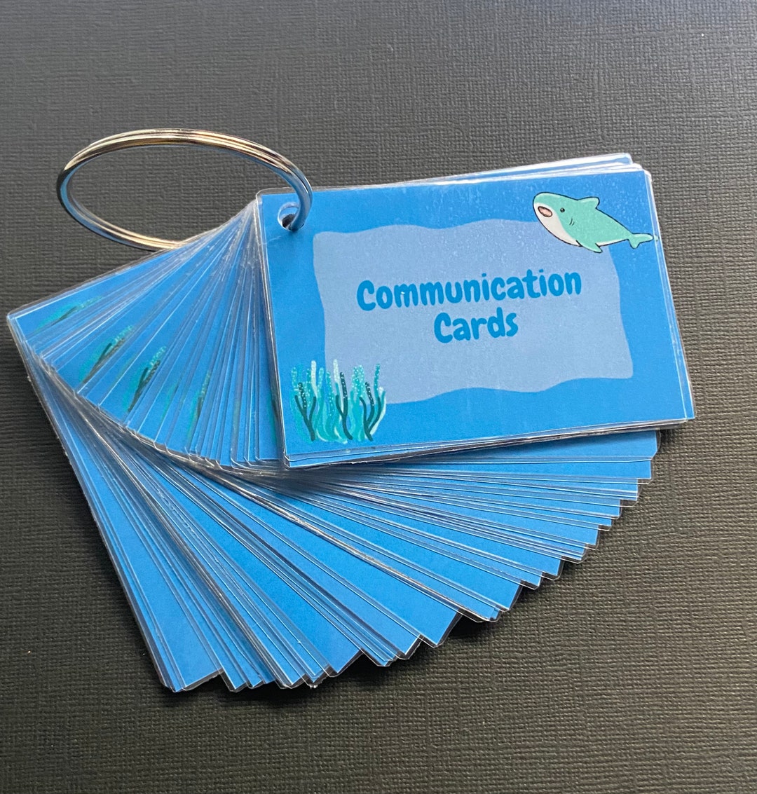 Shark Communication Cards - Etsy