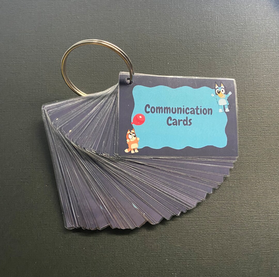 Bluey Communication Cards - Etsy Australia