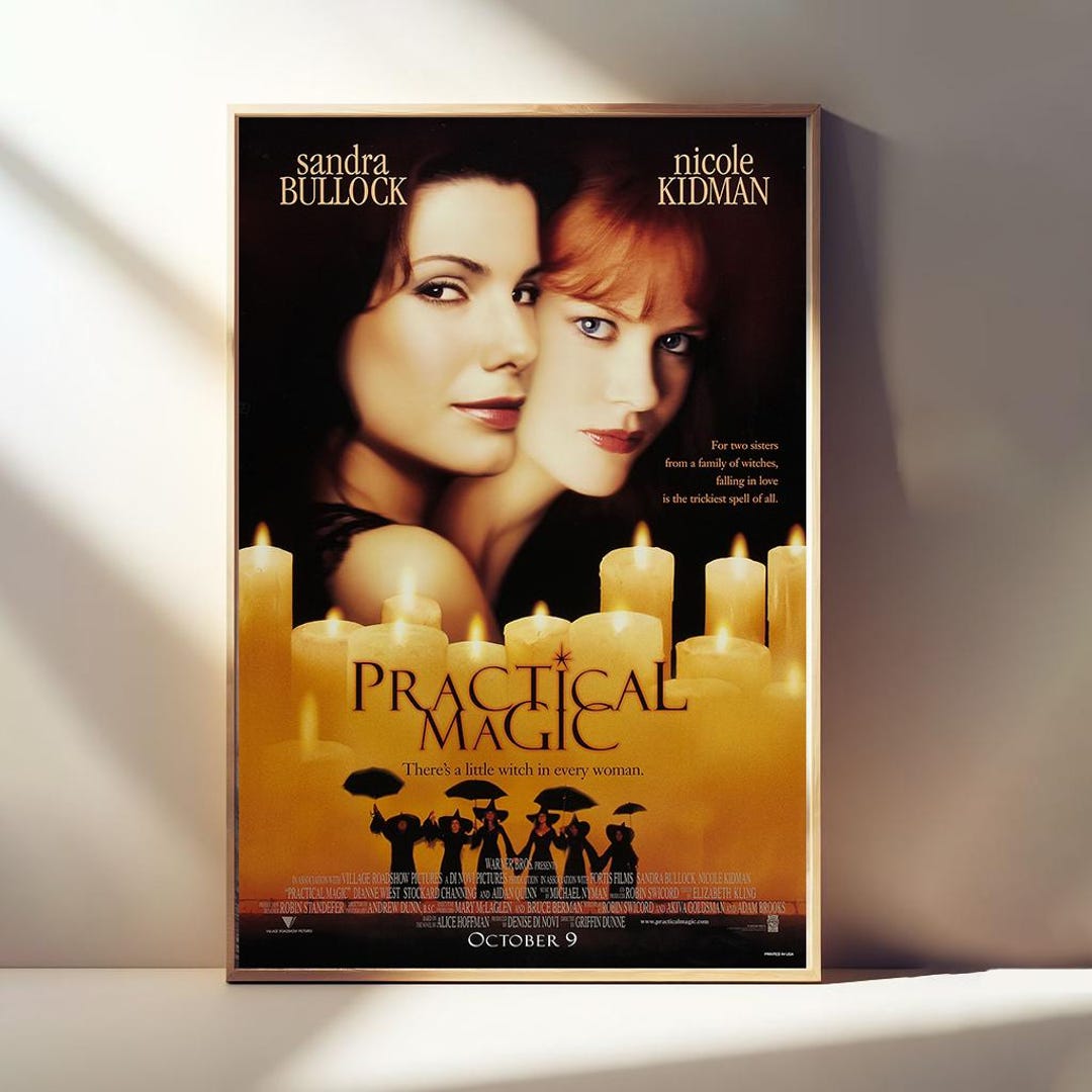 Practical Magic Movie Poster, Classic Film, Room Decor, Canvas Posters ...