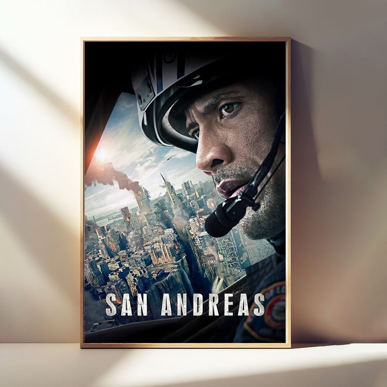 San Andreas Movies Posters, Room Decor Canvas Posters, Classic Film ...
