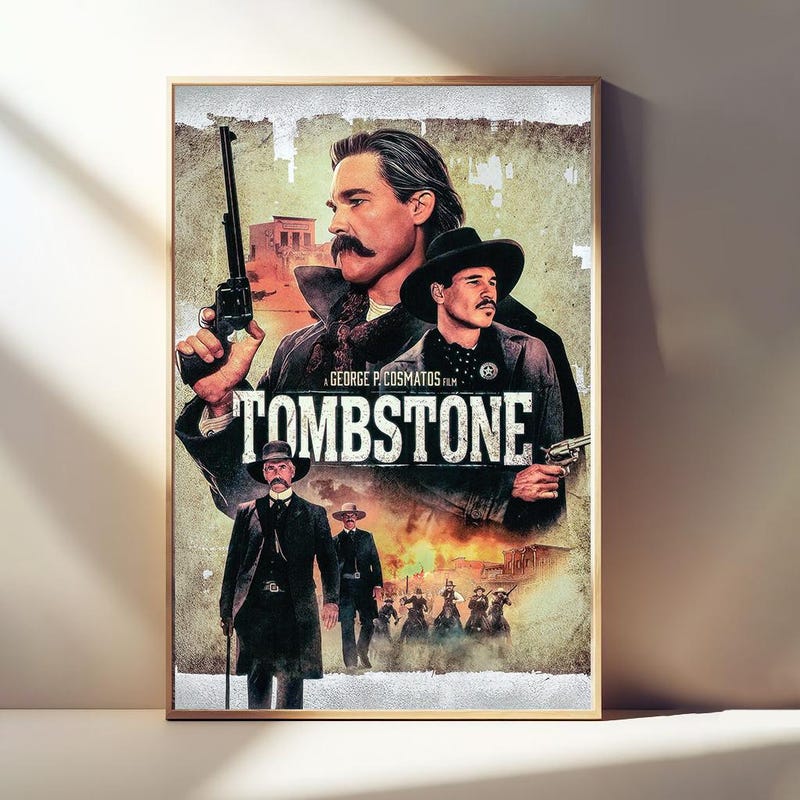 Tombstone Movie Poster - Etsy