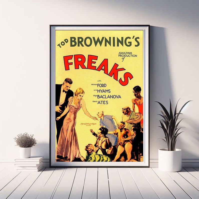 Freaks Movie Posters, Room Decor, Canvas Posters, Classic Film, Wall ...