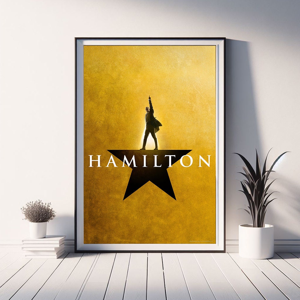 Hamilton Movie Poster, Classic Film, Room Decor Canvas Posters, Wall ...