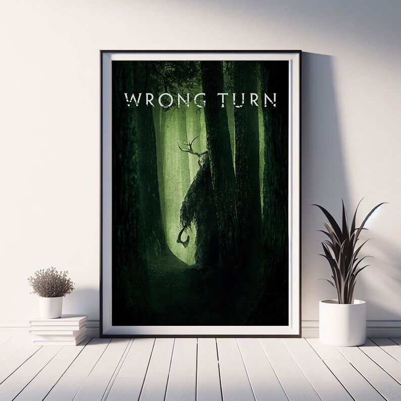 Wrong Turn Movies Posters, Room Decor Paper Posters, Classic Film, Wall Art Poster, Poster Gifts ...
