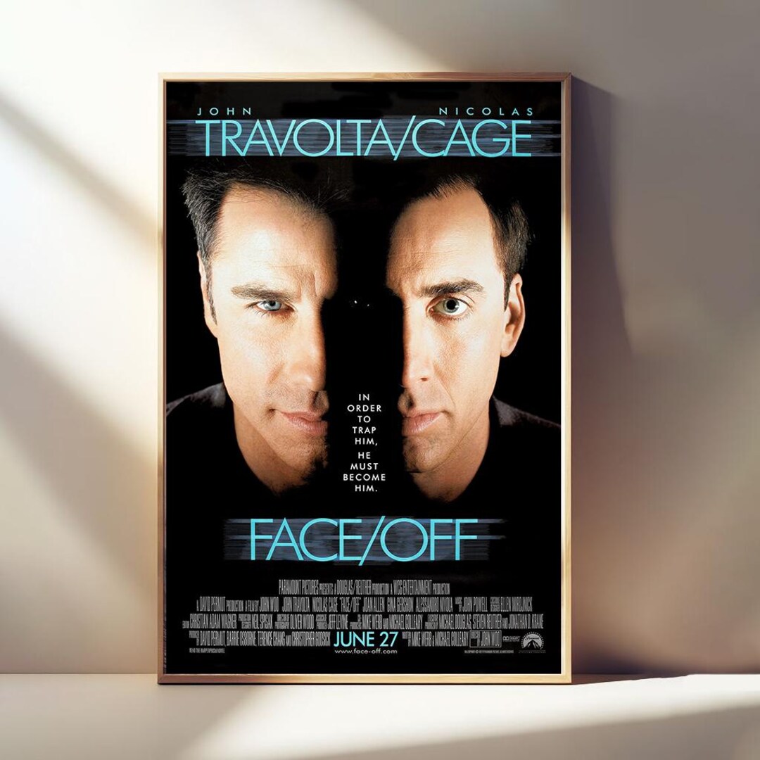 Faceoff Movie Poster, Classic Film, Room Decor Canvas Posters, Wall Art ...