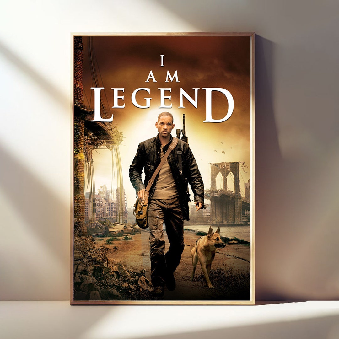I Am Legend Movies Posters, Room Decor Canvas Posters, Classic Film ...