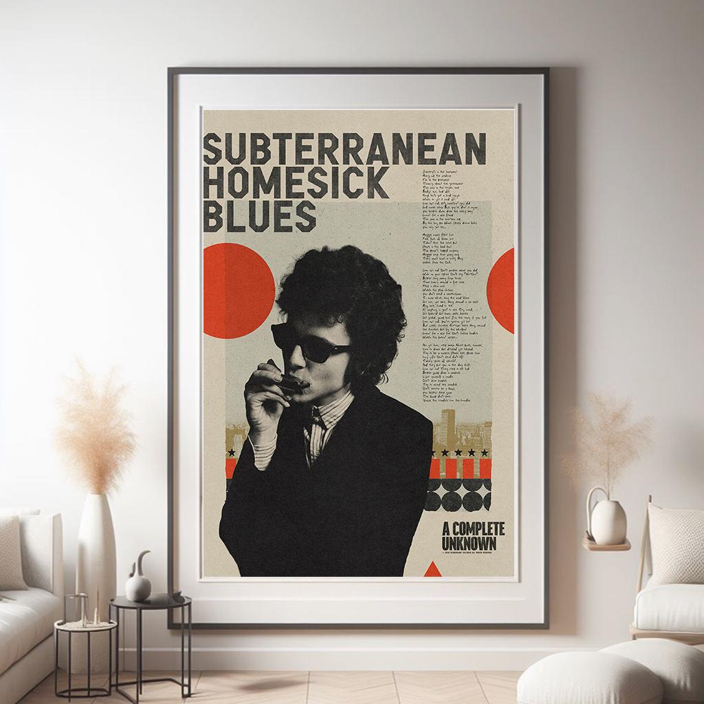 A Complete Unknown Movie Poster, Classic Film, Room Decor, Canvas ...