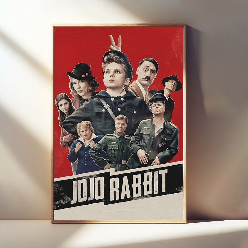 Jojo Rabbit Movies Posters, Room Decor Paper Posters, Classic Film ...