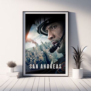 San Andreas Movies Posters, Room Decor Canvas Posters, Classic Film ...