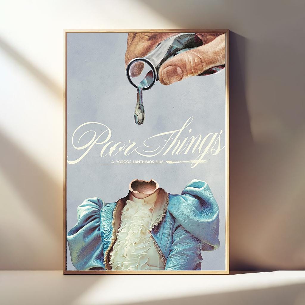 Poor Things Movie Poster, Classic Film, Room Decor, Canvas Posters ...