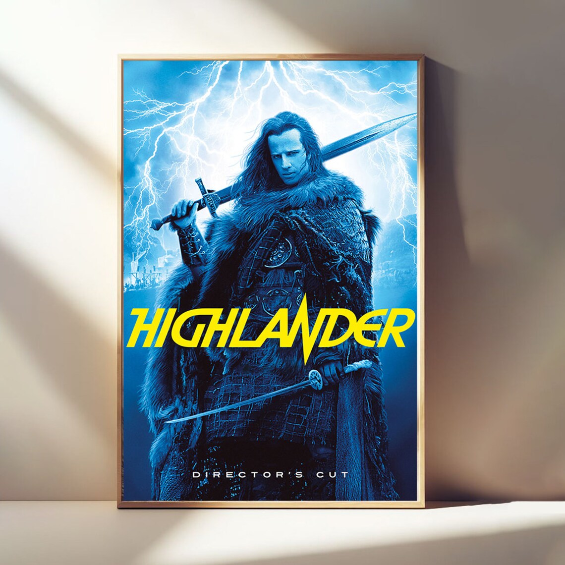 Highlander Movie Poster, Classic Film, Room Decor Canvas Posters, Wall ...