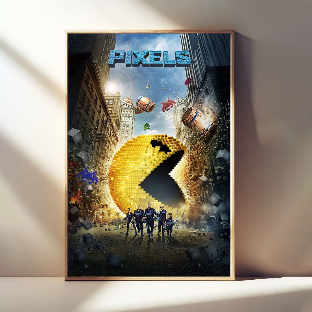 Pixels Movies Posters, Room Decor Canvas Posters, Classic Film, Wall ...
