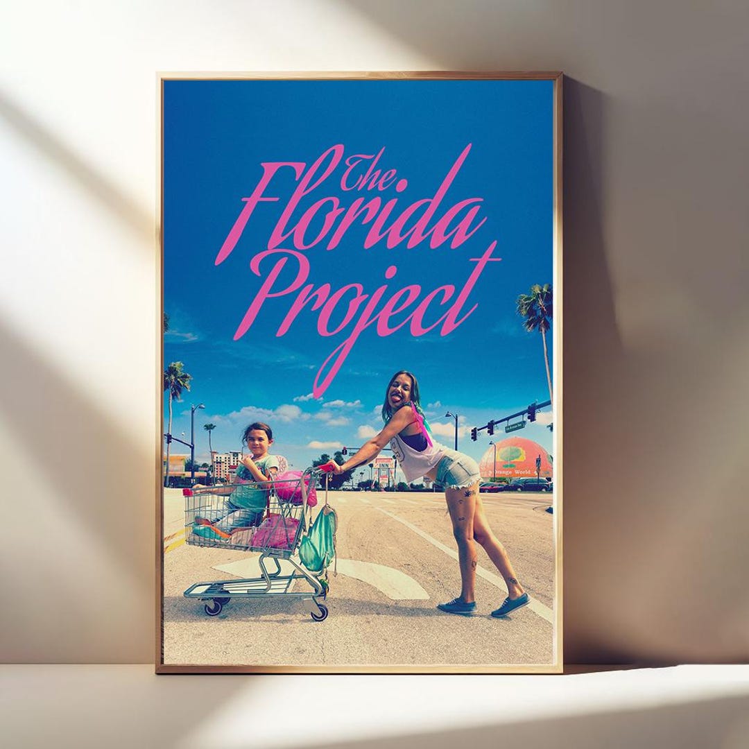 The Florida Project Movie Poster, Classic Film, Room Decor Canvas ...