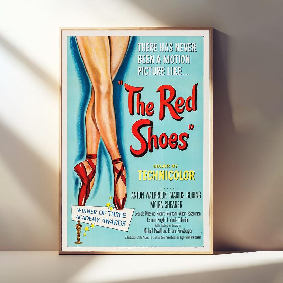The Red Shoes Movies Posters, Room Decor Canvas Posters, Classic Film ...