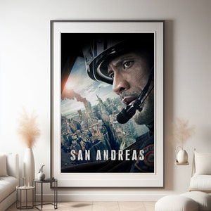San Andreas Movies Posters, Room Decor Canvas Posters, Classic Film ...