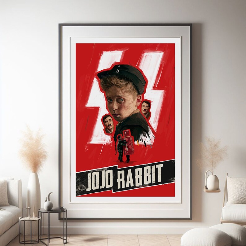 Jojo Rabbit Movies Posters, Paper Room Decor Posters, Classic Film ...