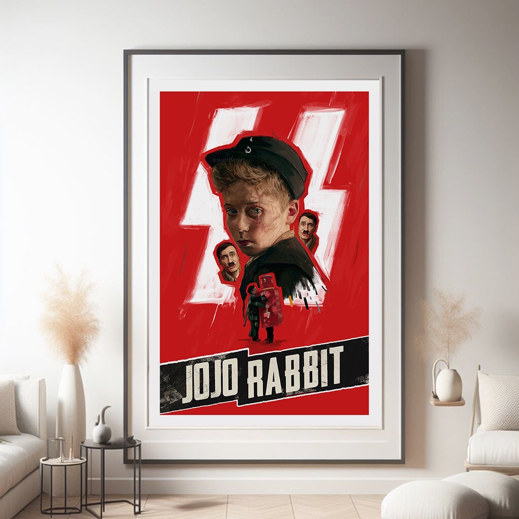 Jojo Rabbit Movies Posters, Paper Room Decor Posters, Classic Film ...