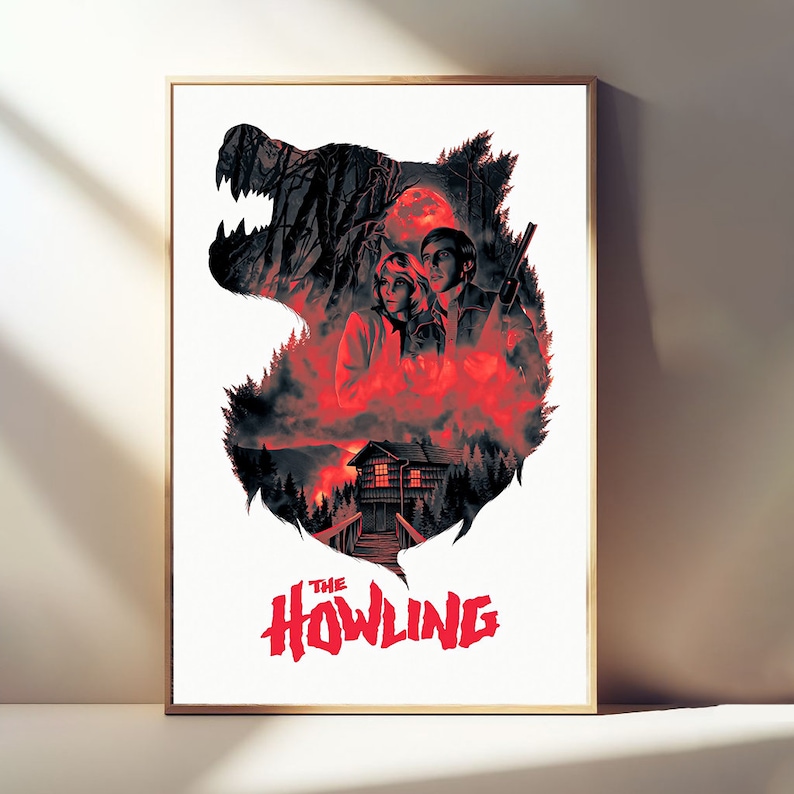 The Howling Movies Posters, Paper Room Decor Posters, Classic Film ...