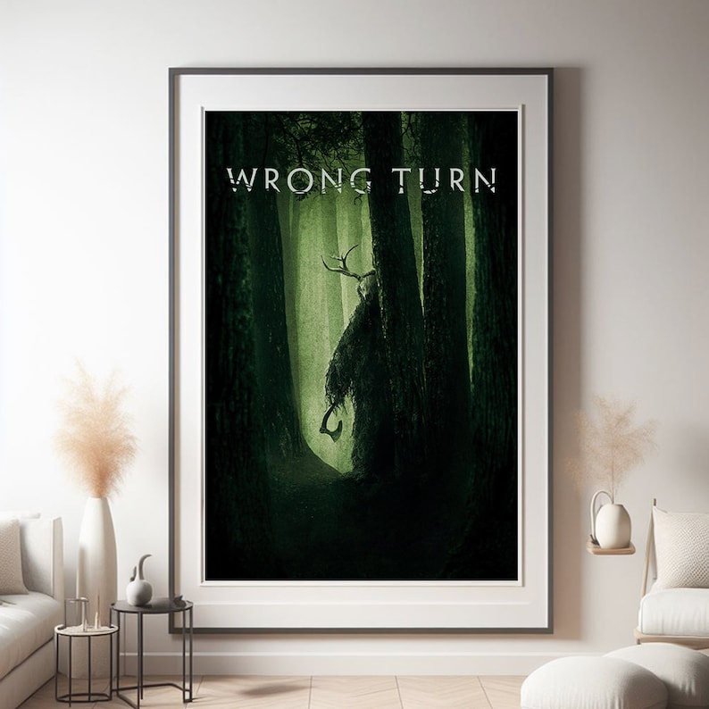 Wrong Turn Movies Posters, Room Decor Paper Posters, Classic Film, Wall Art Poster, Poster Gifts ...